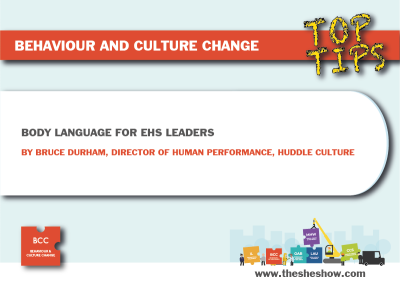 Top Tips: Body Language for EHS Leaders - The SHE Show - Safety Health ...